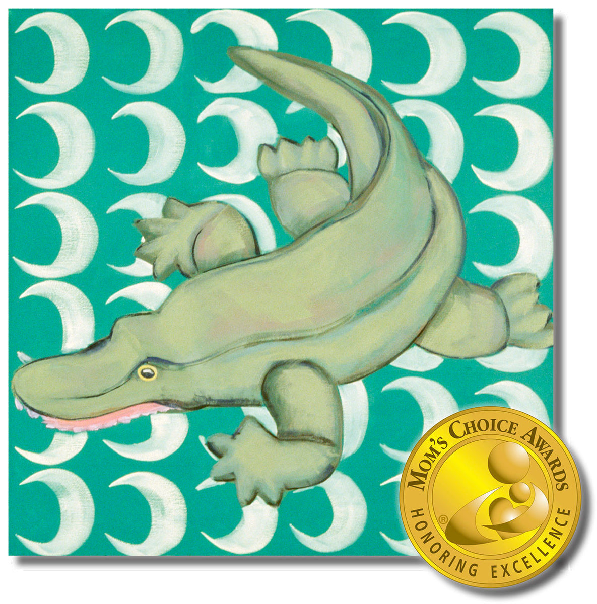 Ally the Alligator 18 x 18 Gallery Wrapped Canvas – Baxter's Corner